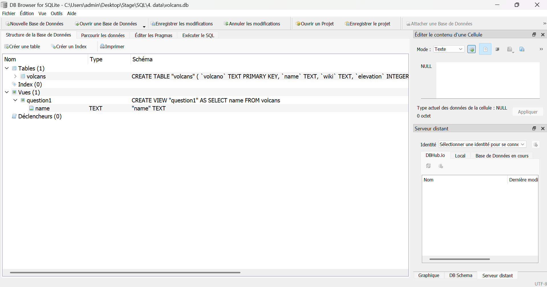 Tutoriel pour utiliser DB Browser (SQLite) — TP SQL — Jupyter Book